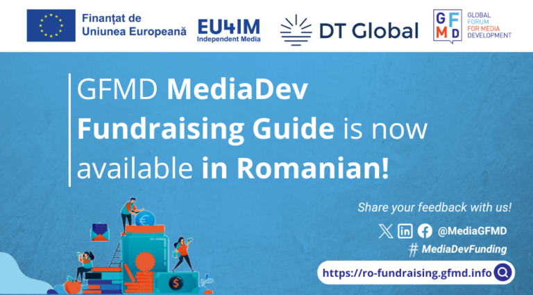 GFMD’s MediaDev Fundraising Guide is now available in Romanian | GFMD