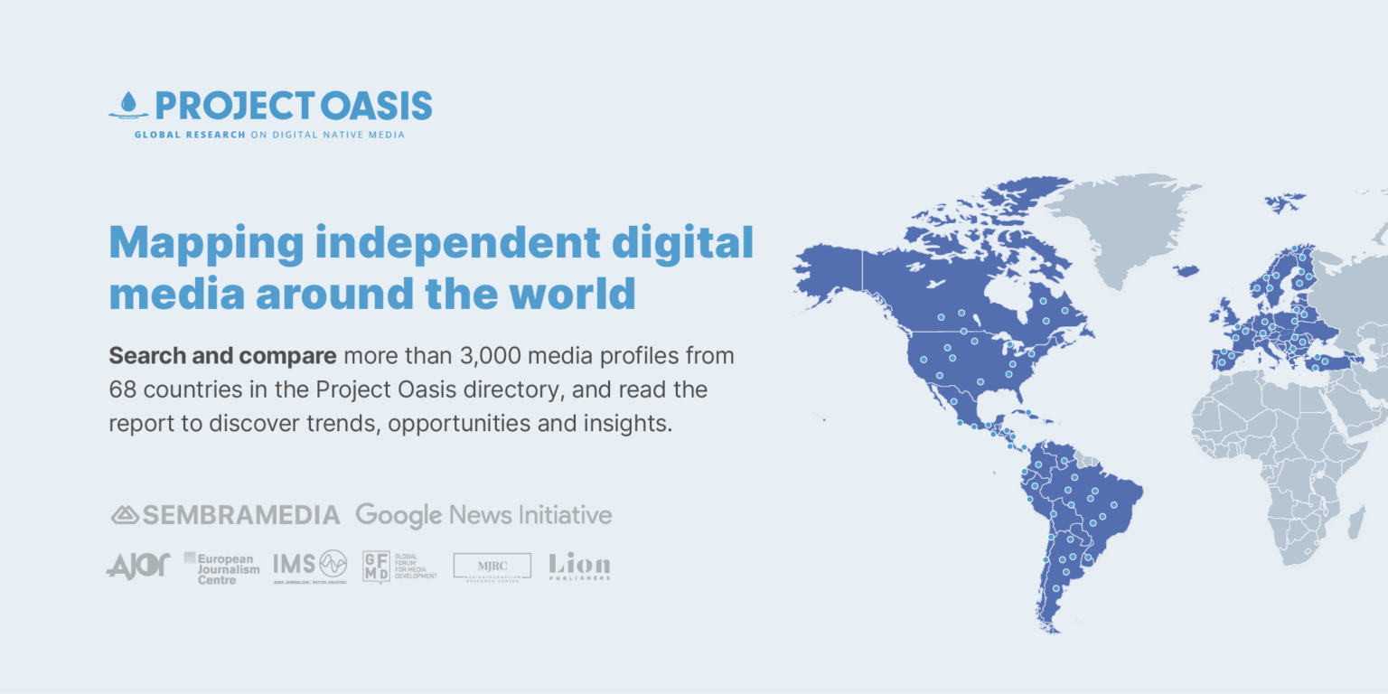 Project Oasis goes global: new directory and report feature more than 3,000 independent digital ...